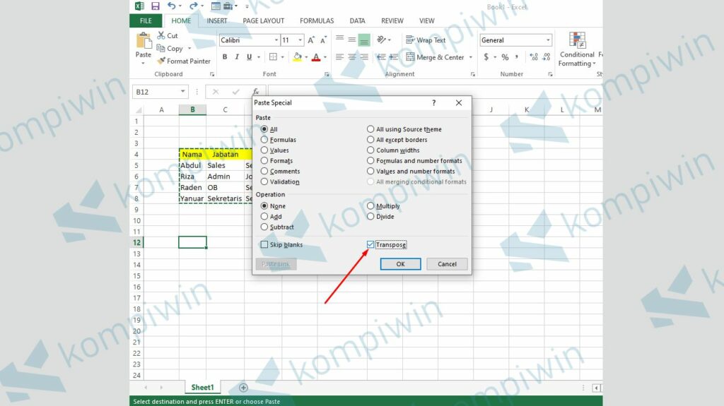 Cara Copy Row Di Excel – iFaWorldCup.com